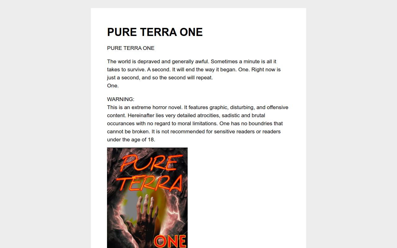 PURE TERRA ONE